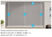 Fully Framed Sliding Wardrobe Unpainted Doors VJ Routed MDF: buy at the ...