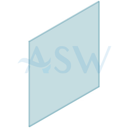 Clearglaze Frameless Channel 12mm Toughened Glass Panel 1350H: buy at ...