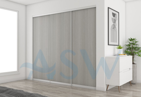 Fully Framed Sliding Wardrobe Unpainted Doors VJ Routed MDF: buy at the ...
