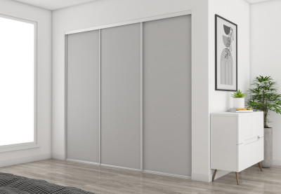 Fully Framed Sliding Wardrobe Unpainted Doors VJ Routed MDF: buy at the ...