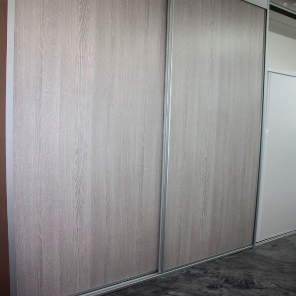 Slim Line Framed Sliding Wardrobe Doors Polytech coloured MDF: buy at ...